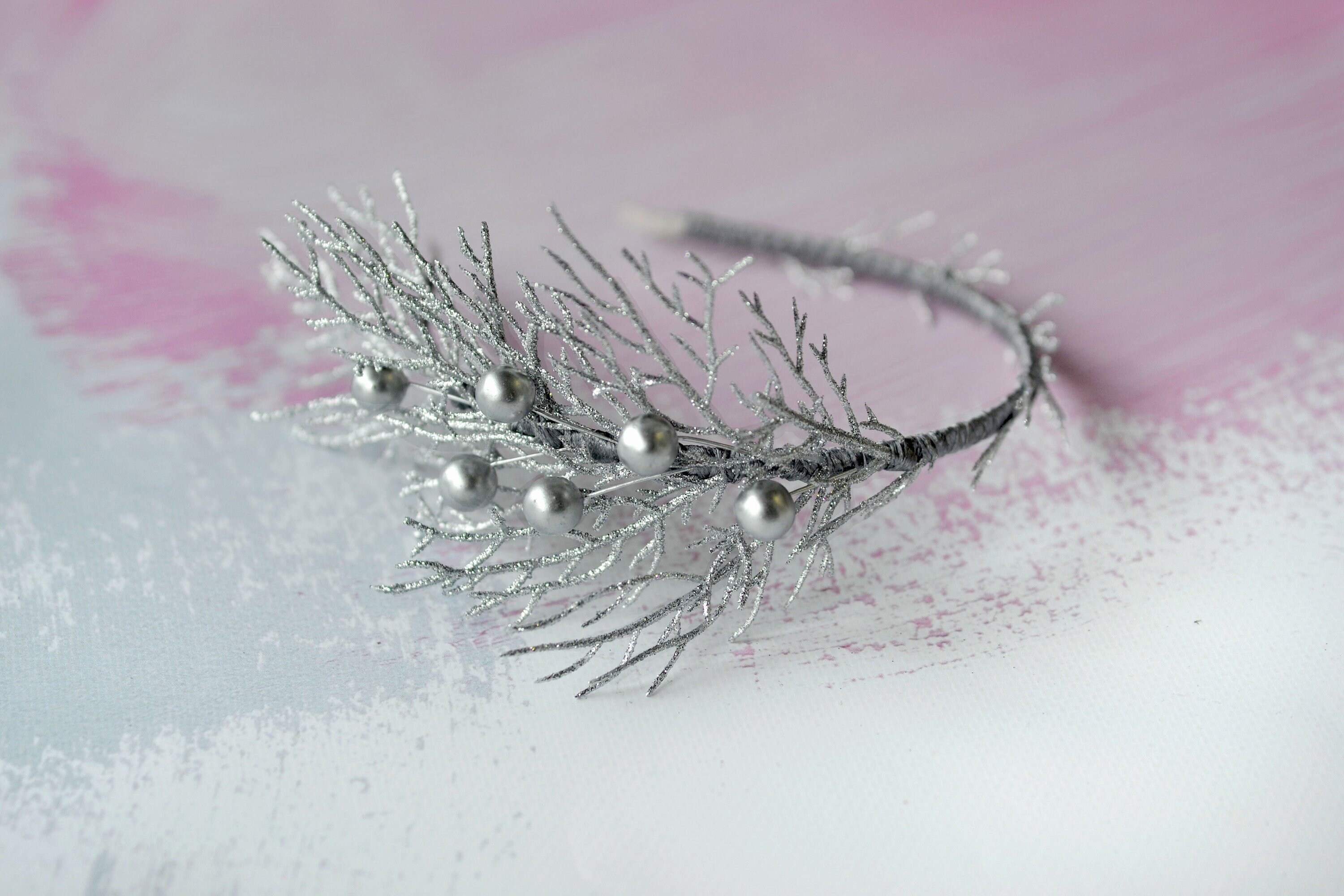 Winter crown Frosty branches Headband Christmas crown Winter | Etsy