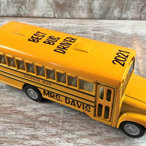 Personalized School Bus Kids School Back to School Gift - Etsy