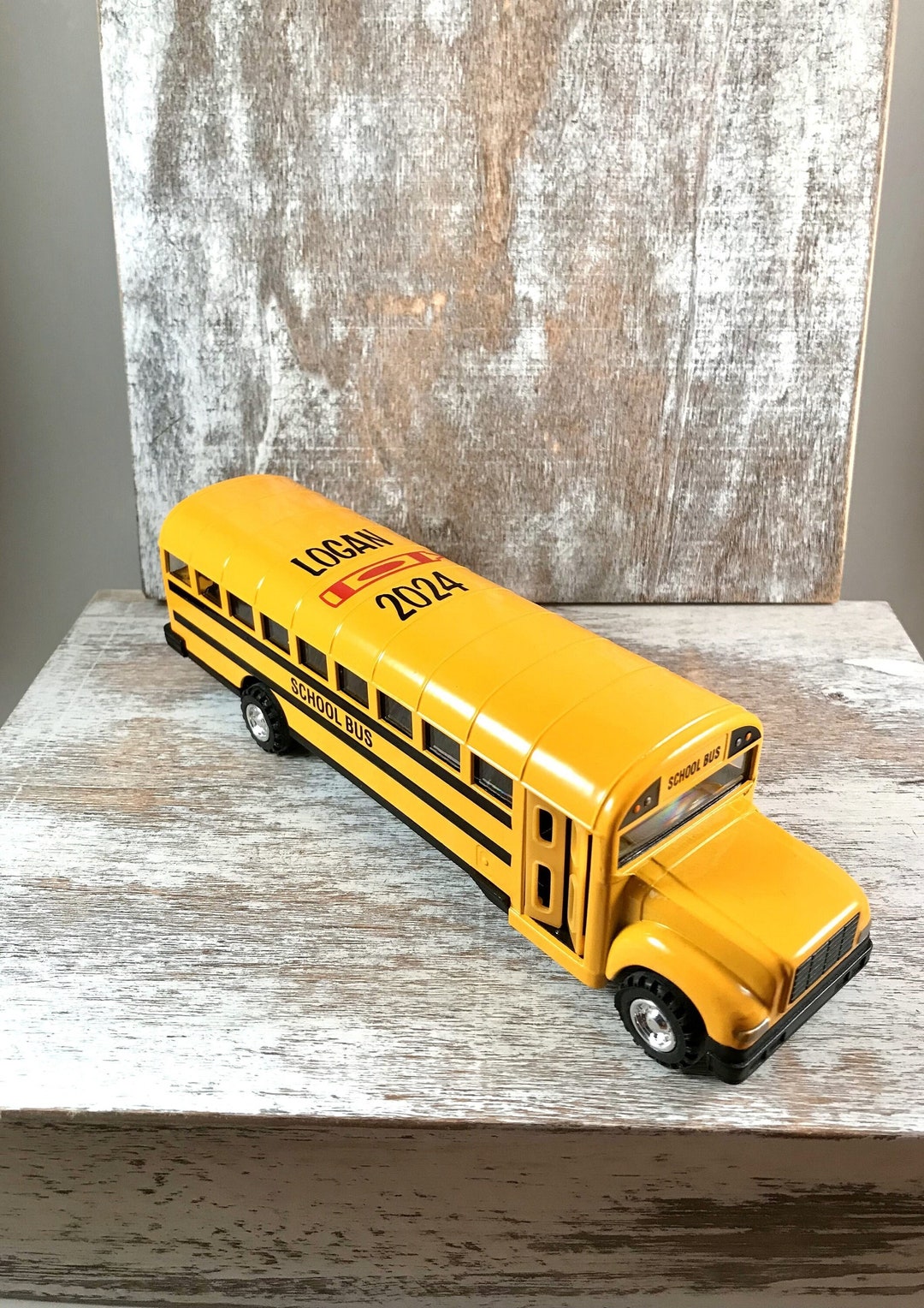 Personalized Large School Bus, Kids Toy School Bus, Back to School ...