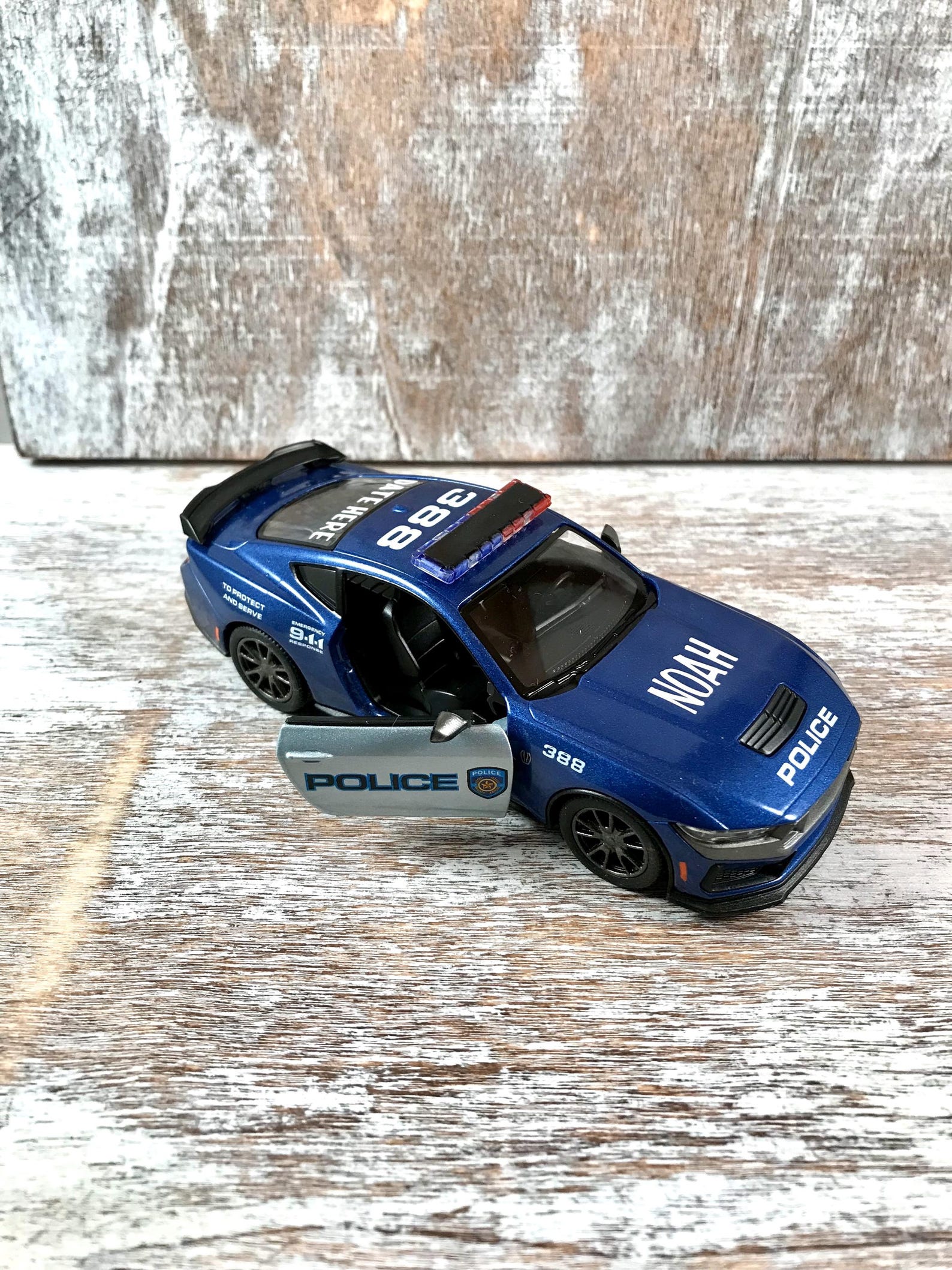 Personalized, Ring Bearer Gift, Toy Police Car, Fire Fighter Car, Kids ...