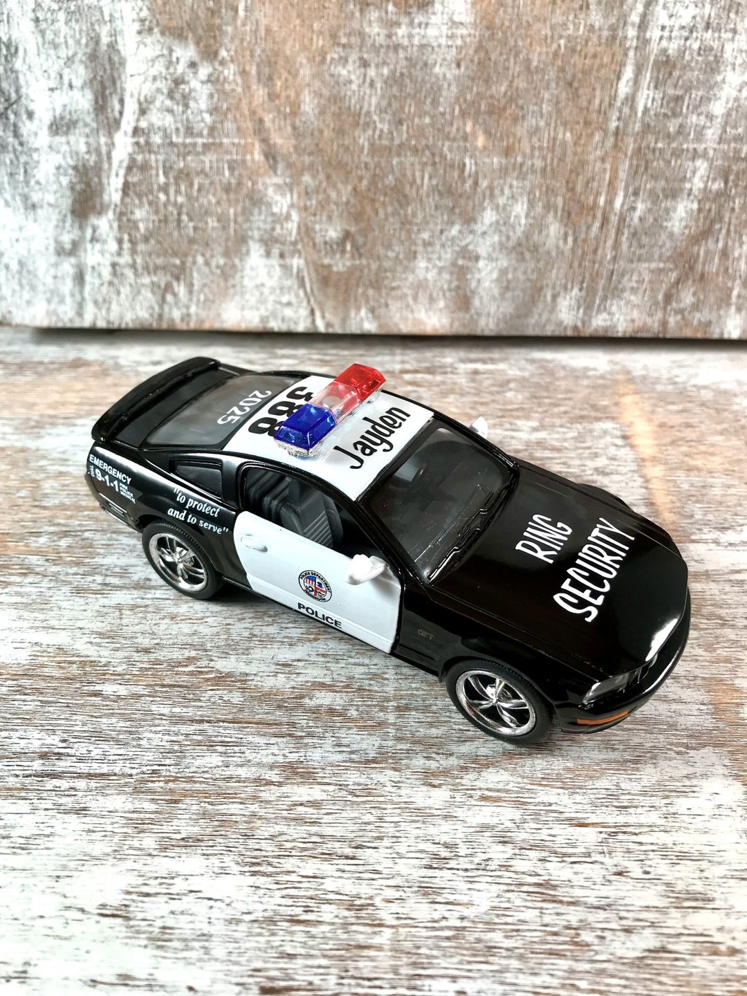 Personalized, Ring Bearer Gift, Police Car, Ring Security, Kids Gift ...
