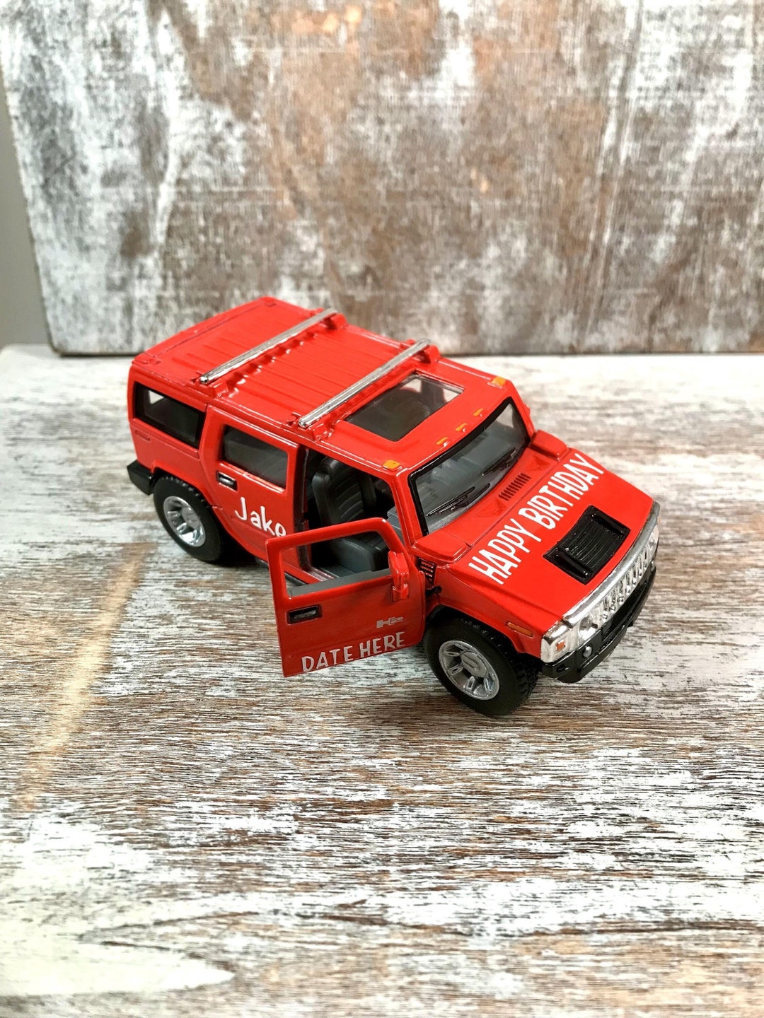 Personalized, Kids Toy Car, Kids Birthday Gift, Car Birthday Party ...