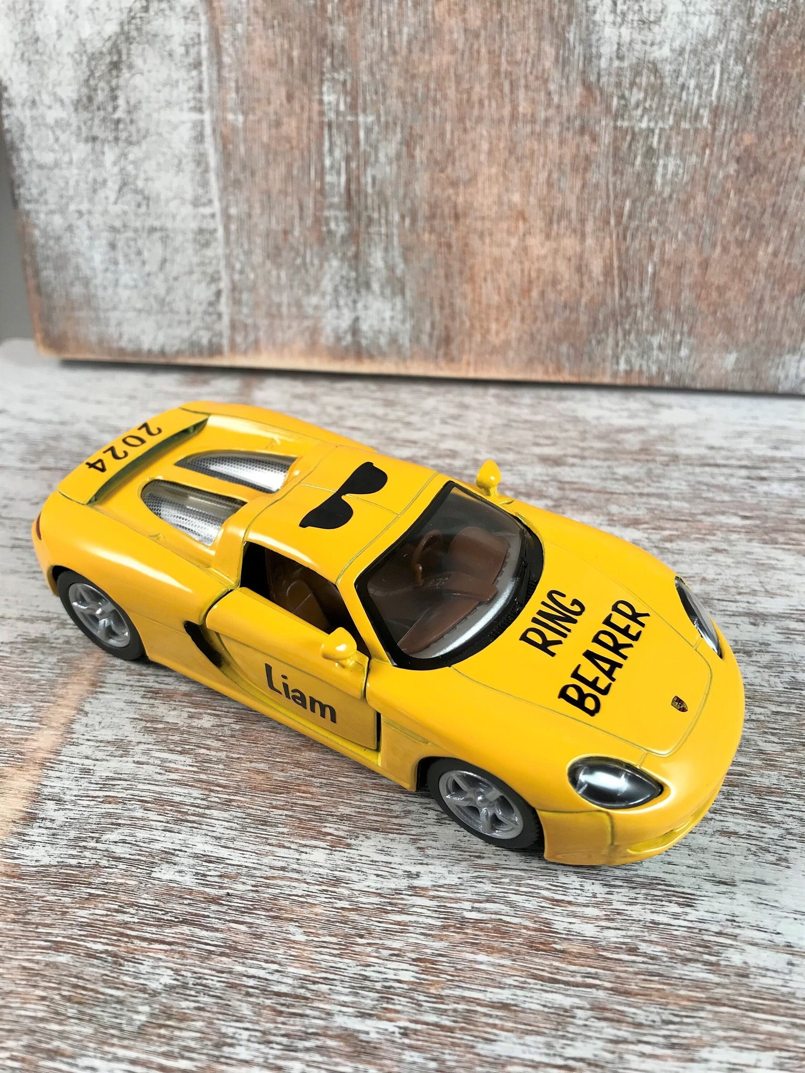 Personalized Ring Bearer Gift Ring Security Gift Toy Car - Etsy