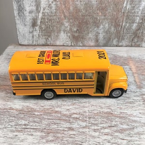 Personalized, Toy School Bus, Back to School Gift, Bus Birthday, Party ...