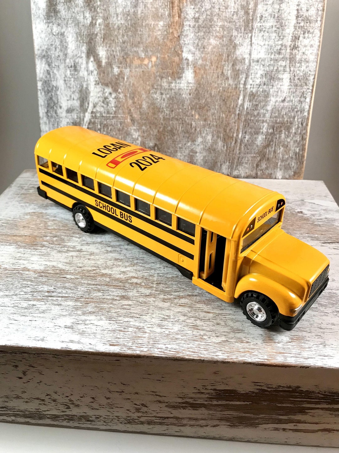 Personalized Large School Bus, Kids Toy School Bus, Back to School ...