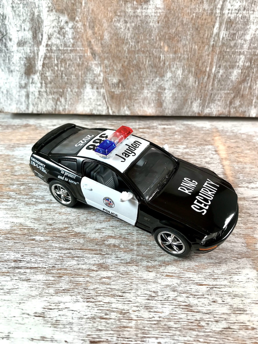 Personalized, Ring Bearer Gift, Police Car, Ring Security, Kids Gift ...