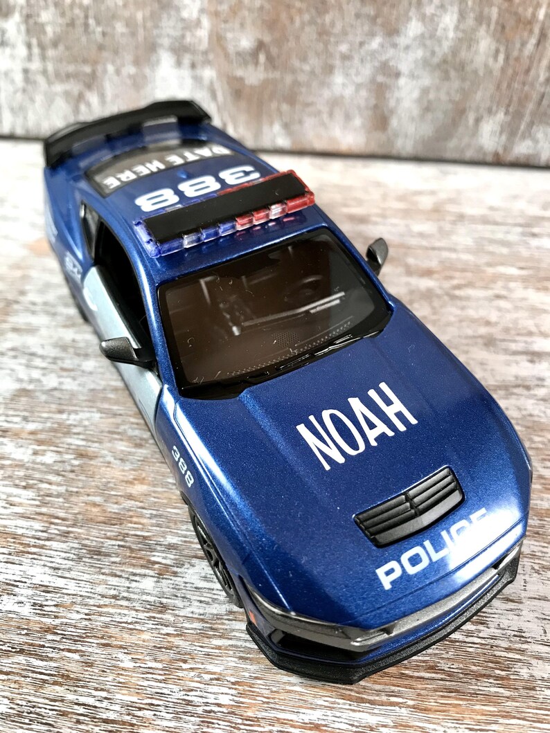 Personalized, Ring Bearer Gift, Toy Police Car, Fire Fighter Car, Kids ...