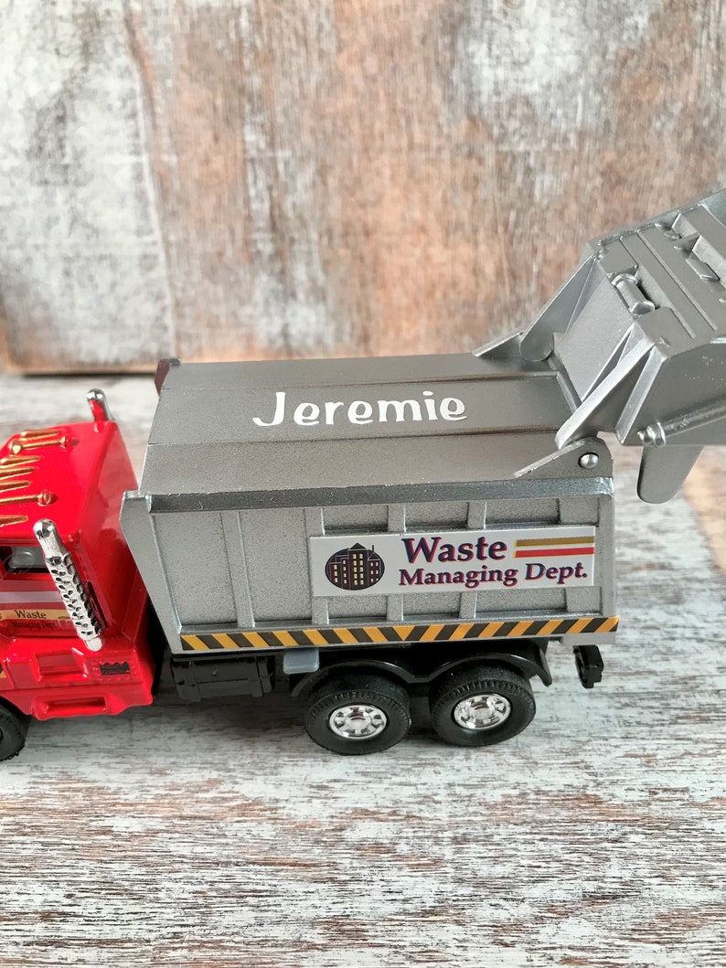 Personalized Trash Truck Gift Garbage Truck Kids Garbage - Etsy