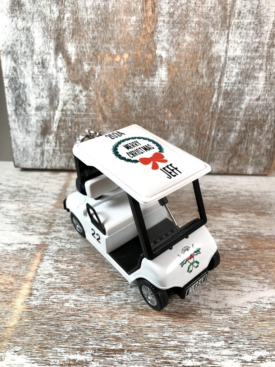 Personalized Golf Cart, Golf Cart Christmas Ornament, Golf Retirement ...