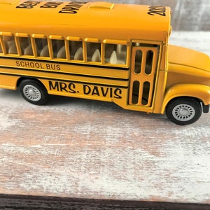 Personalized School Bus, Kids School, Back to School Gift, Party Favor ...