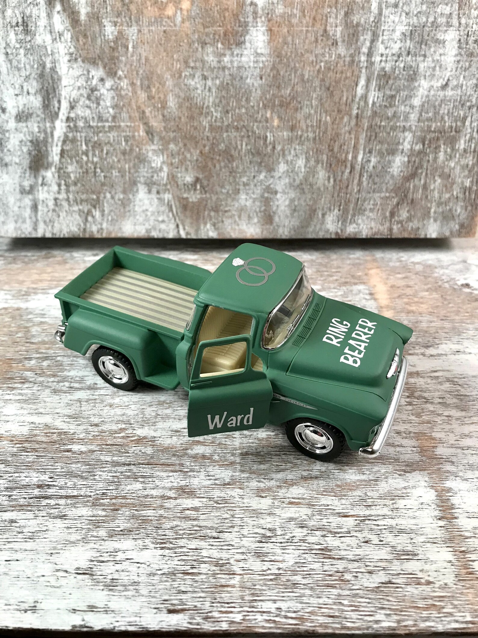 Personalized Ring Bearer Gift Ring Bearer Truck Ring - Etsy