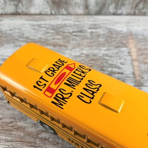 Personalized, Toy School Bus, Back to School Gift, Bus Birthday, Party ...