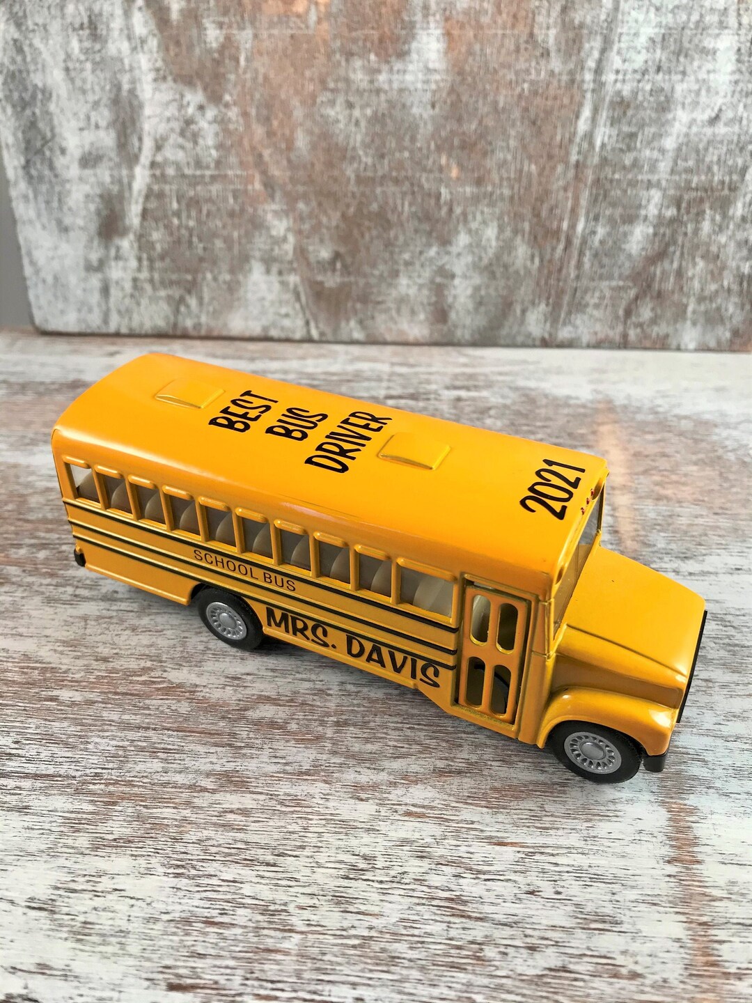 Personalized School Bus Kids School Back to School Gift - Etsy