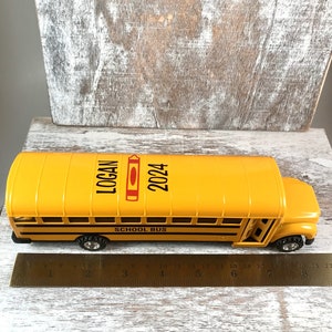 Personalized Large School Bus, Kids Toy School Bus, Back to School ...