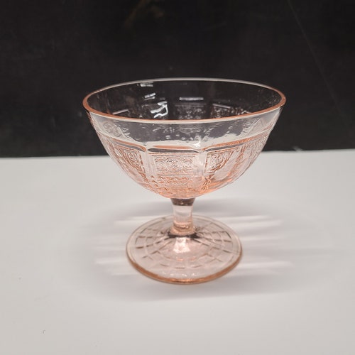 Pink Princess Depression Glass Butter Dish - Etsy