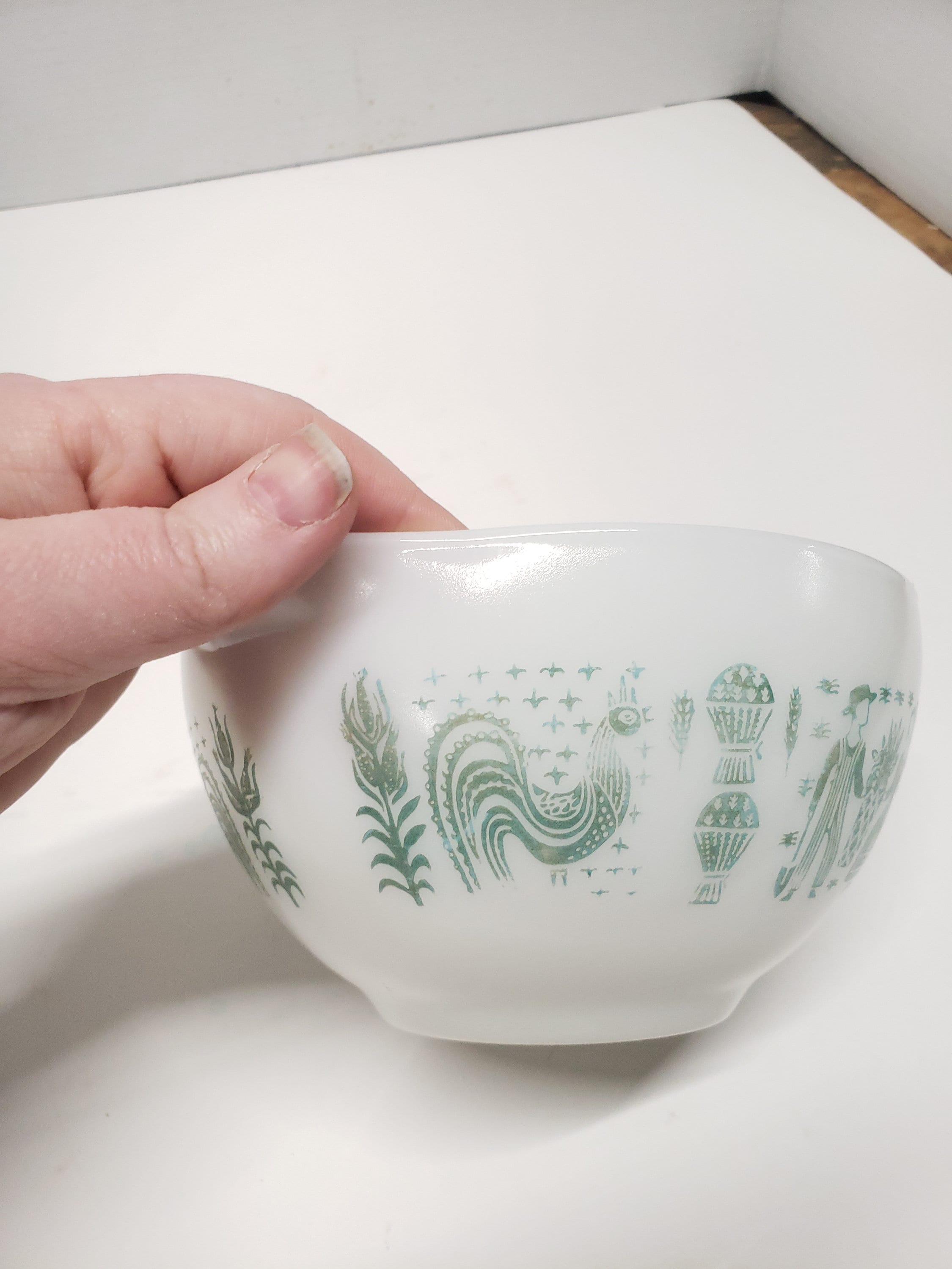 Vintage Green Butterprint Pyrex Mixing Bowl No 441 Amish Farm - Etsy