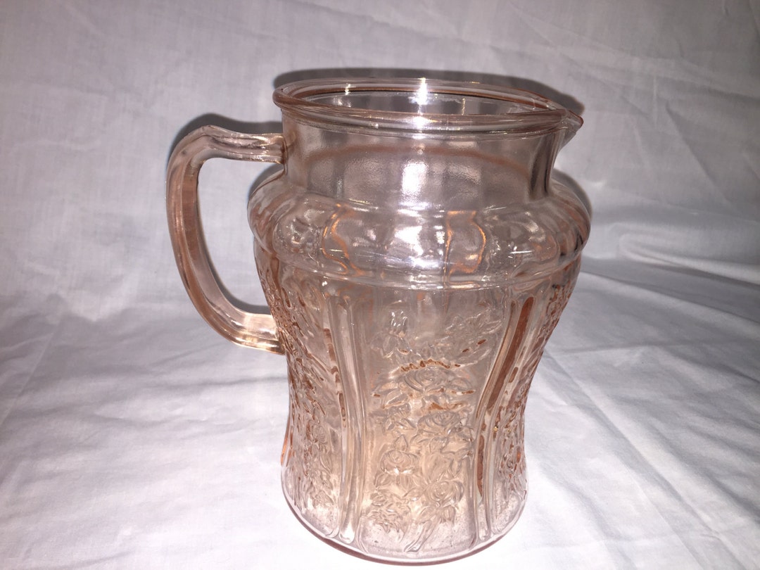 Pink Sharon Cabbage Rose Pitcher. All in Great Condition No Chips ...