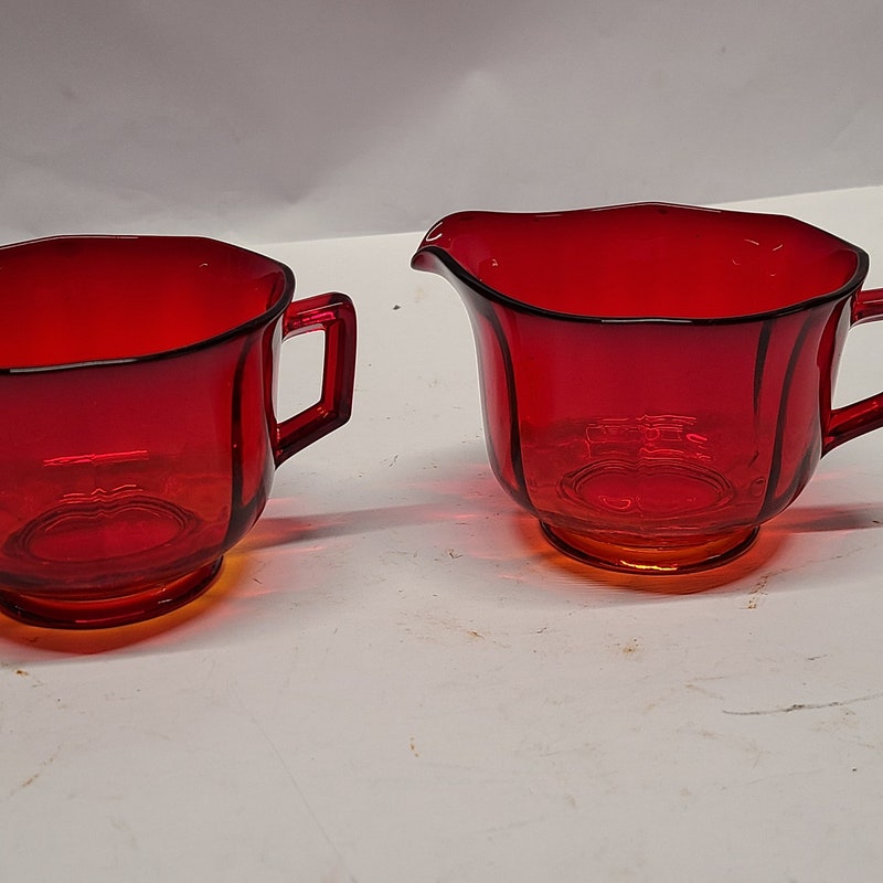 Red Creamer - Etsy