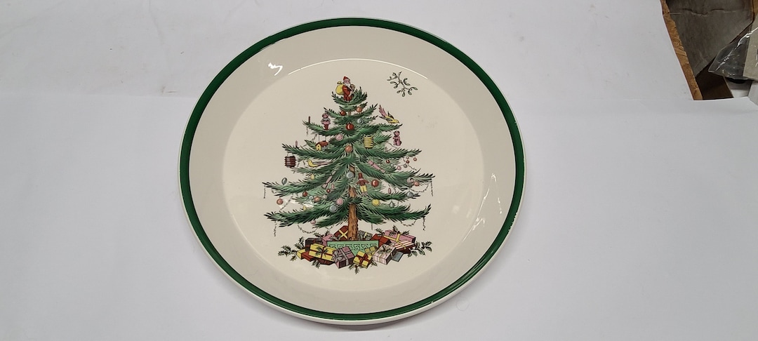 Spode Christmas Tree Bowl Pie Plate - Etsy