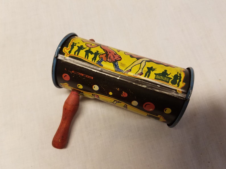 Kirchhof Noise Maker Toy Spinner Type With Gypsy Dancing | Etsy