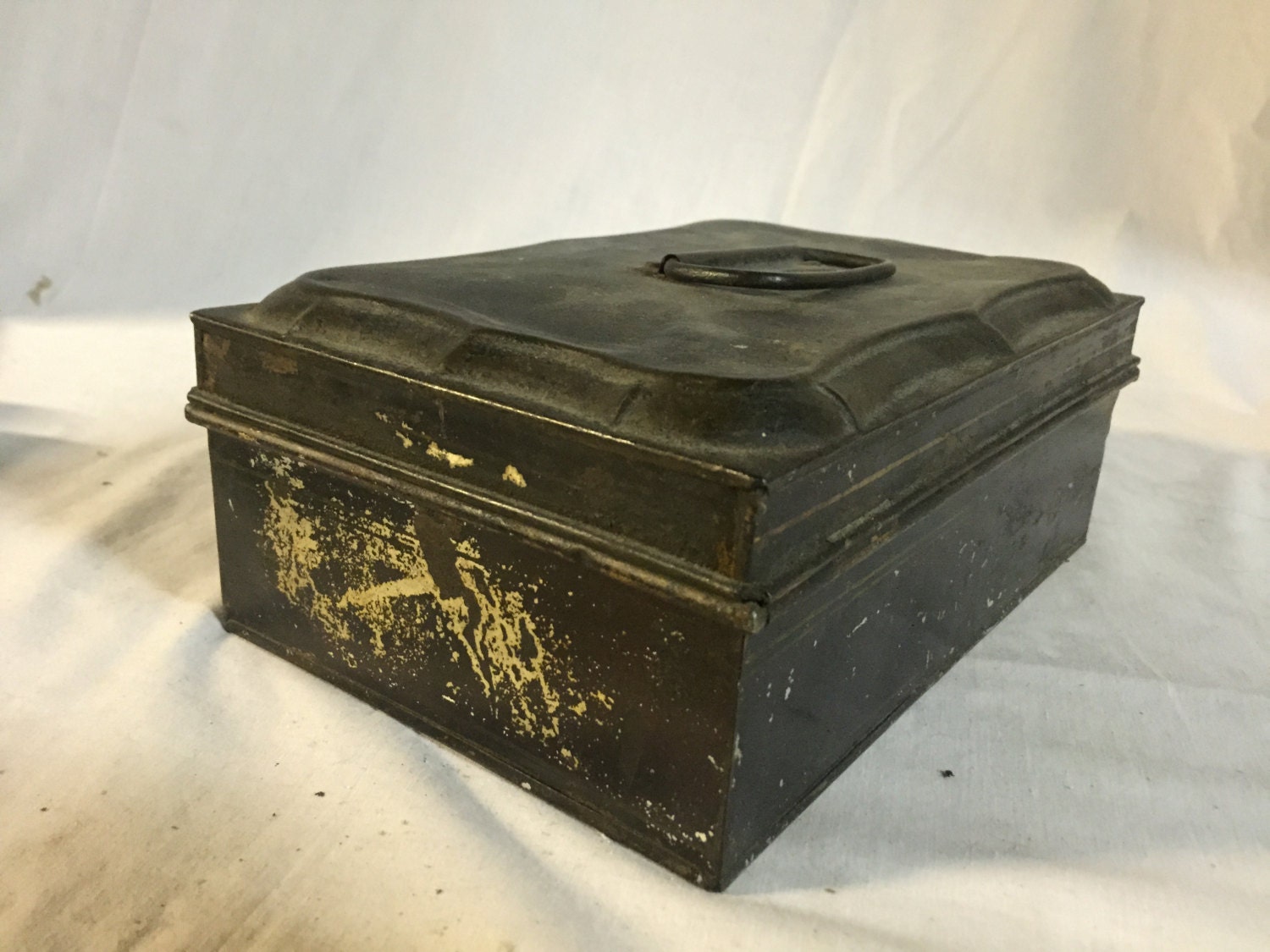 Antique Tin spice box with 6 smaller containers inside | Etsy