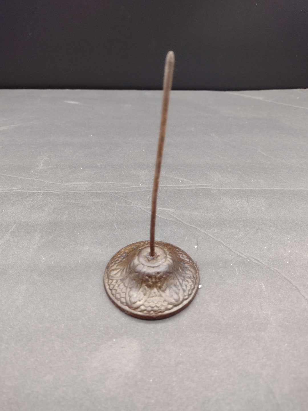 Receipt Spike With Round Base and Fancy Embossed. - Etsy