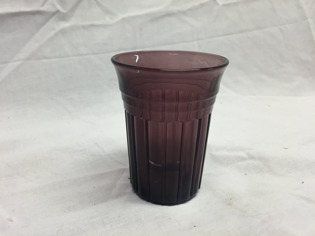 New Century Amethyst Depression Glass 3 1/2" Tumbler - Etsy