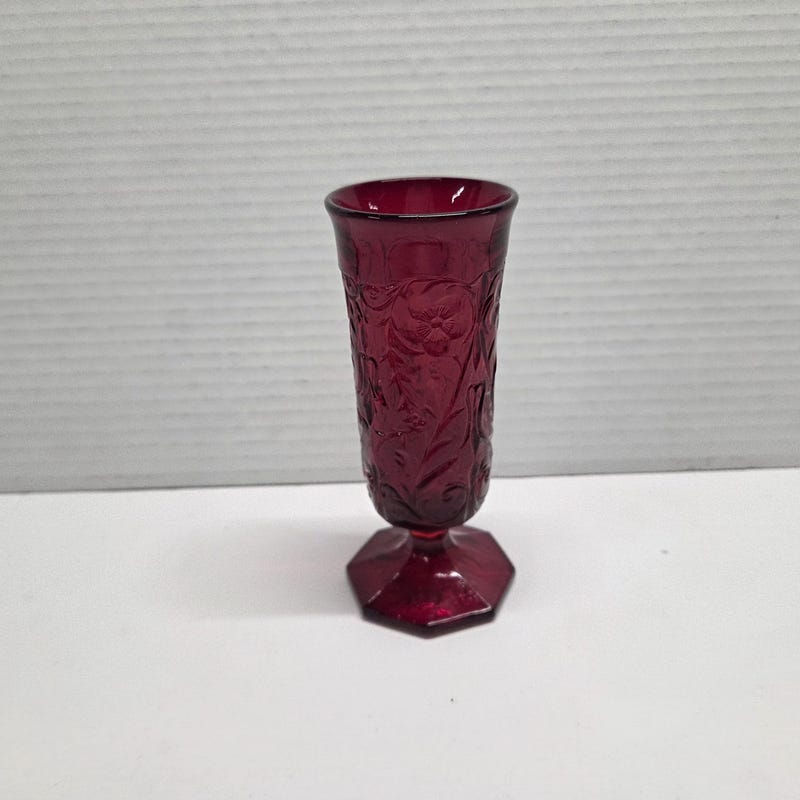 Red Depression Glass - Etsy