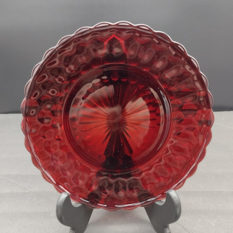 Red Depression Glass - Etsy