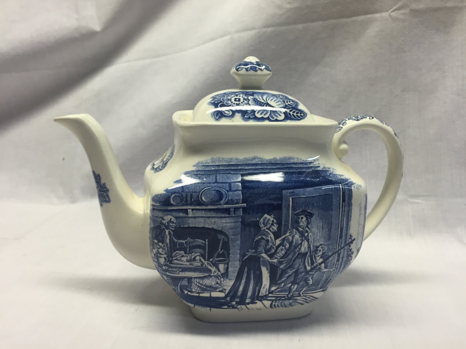 Liberty Blue Teapot in Great Condition No Cracks or Chips - Etsy