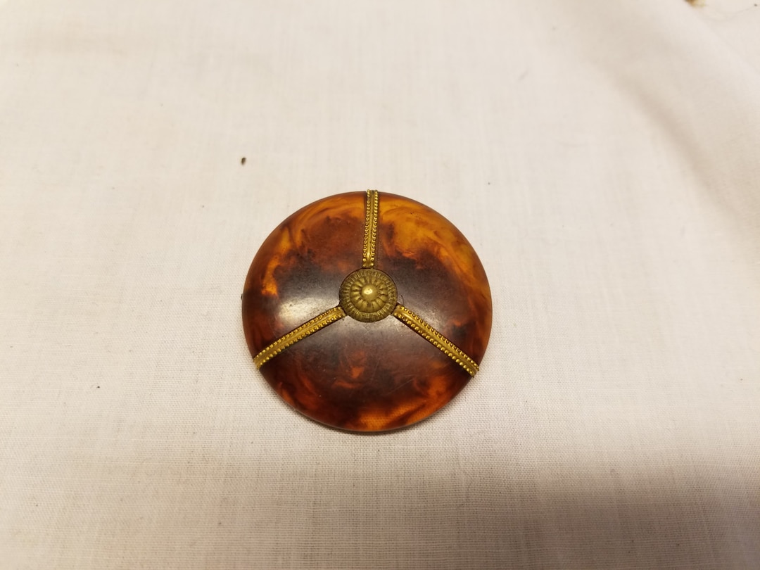 Antique Bakelite Art Deco Pin - Etsy