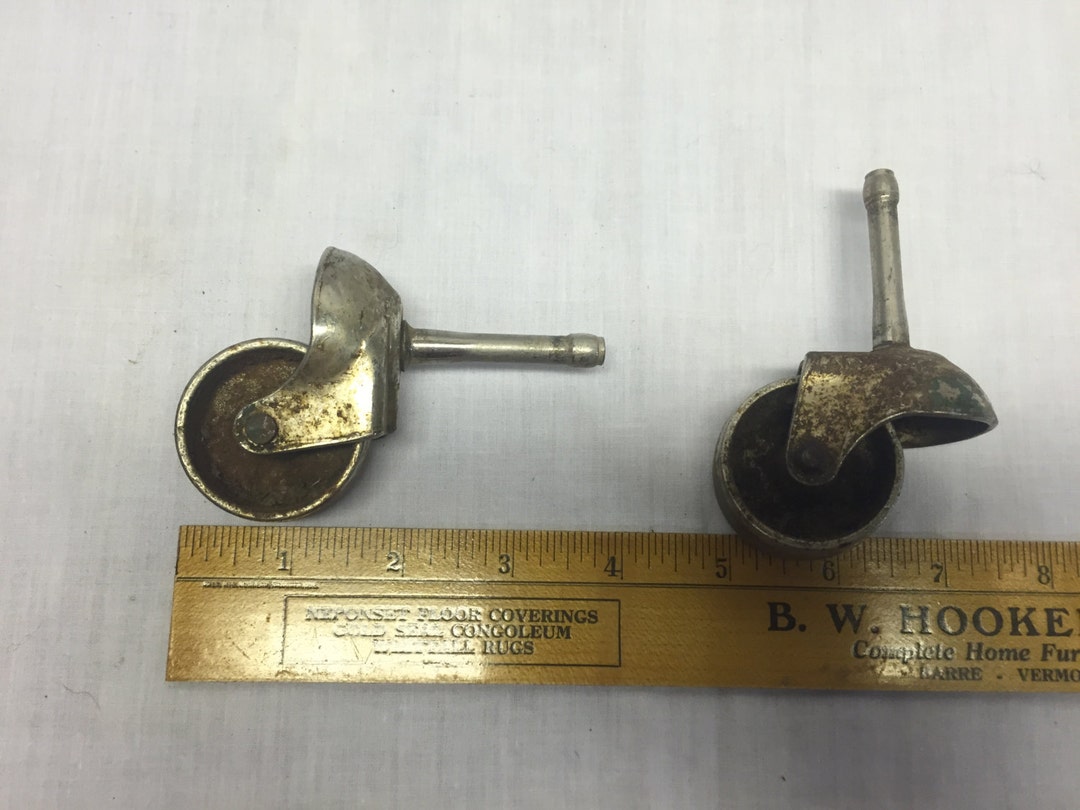 Lot of 2 Steel Industrial Casters Wheels - Etsy