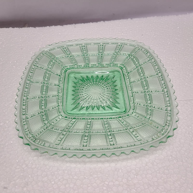 Square Glass Plate - Etsy