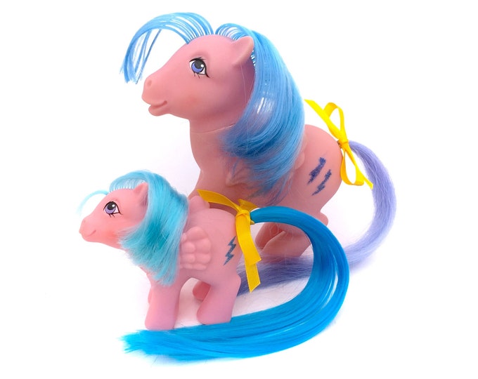 G1 My Little Pony Firefly & Baby Firefly Complete Lot Set - Etsy
