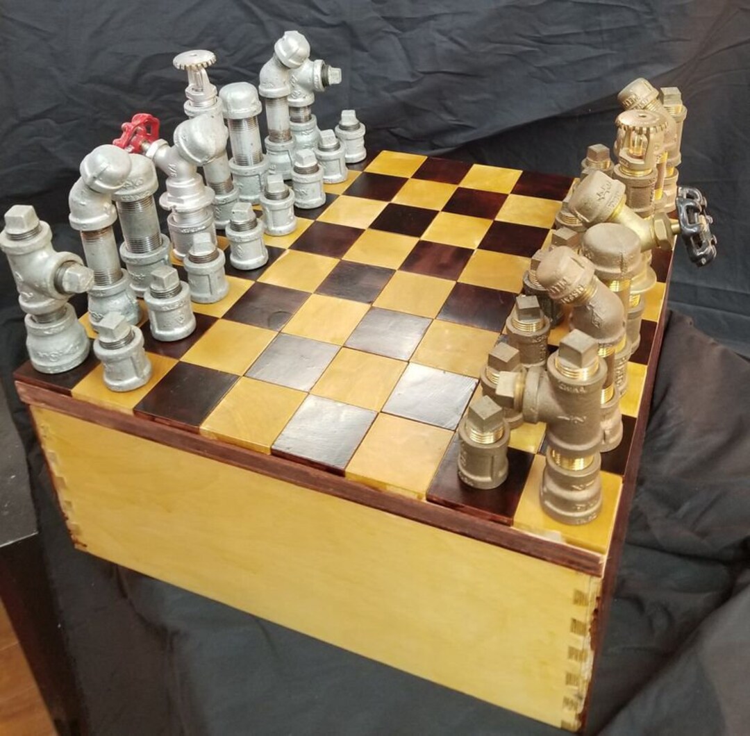 PLUMBER'S CHESS SET - Etsy