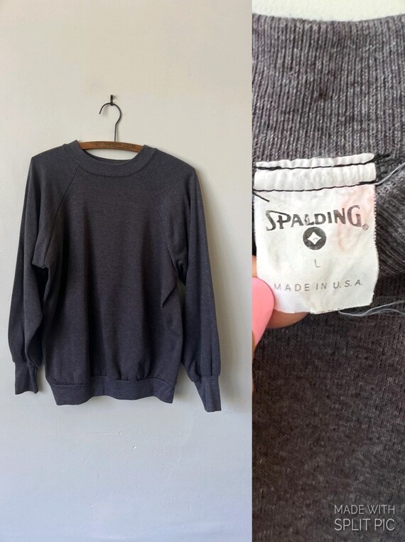 vintage plain gray 90s - Gem