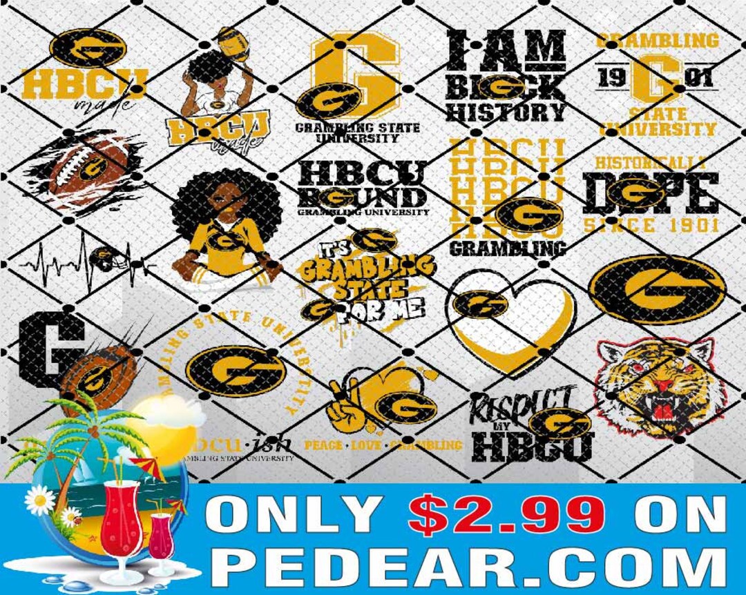 Grambling State Svghbcu Svg Hbcu Teams Svg Hbcu Football - Etsy