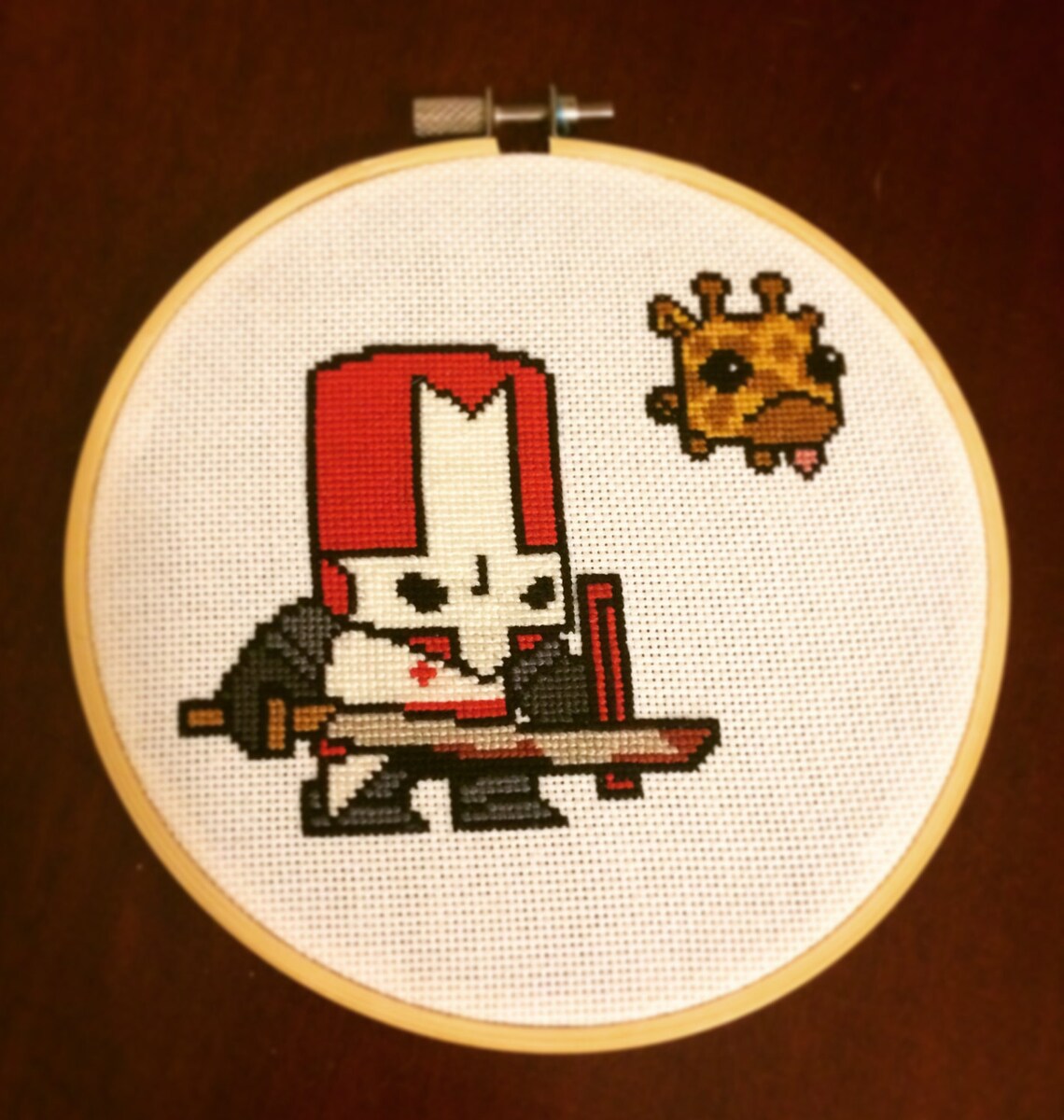 Castle Crashers Red Knight Cross Stitch Pattern PDF - Etsy