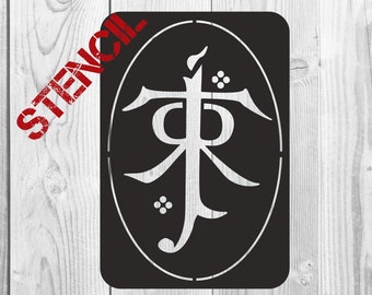 Tolkien Stencil - Etsy UK