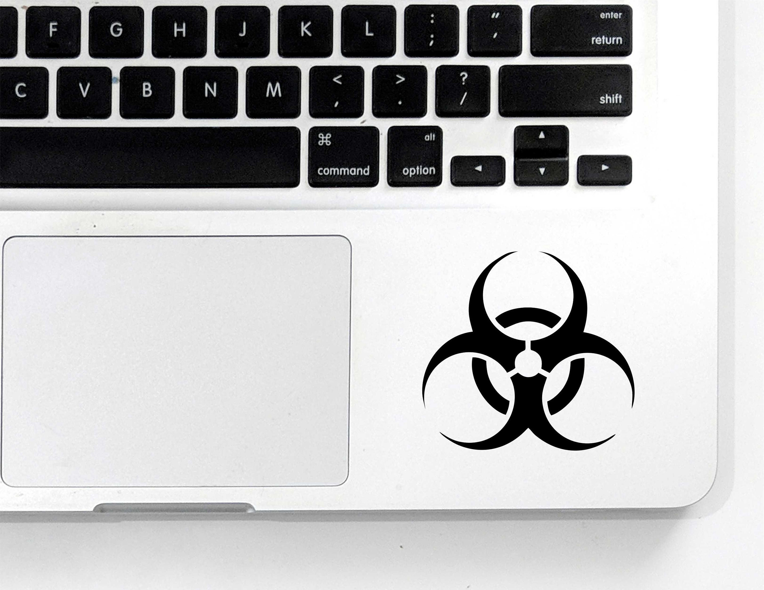 Biohazard vinyl decal funny zombie sticker bio hazard | Etsy