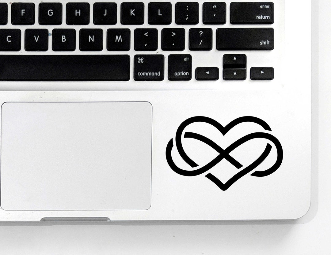 Infinity Heart Decal, Love Car Sticker, Heart Sign Car Window Decal ...