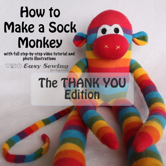 How to Make a Sock Monkey for Beginners PDF Instructions - Etsy