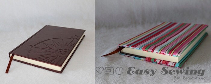 Reversible Fabric Book Cover PDF Instructions - Etsy