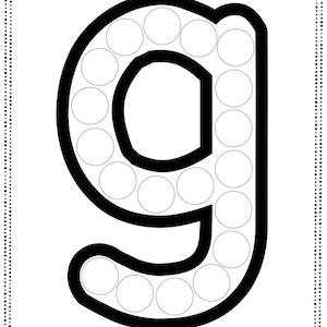 Lowercase Alphabet Dauber / Dab It / Bingo Marker Sheets - Etsy