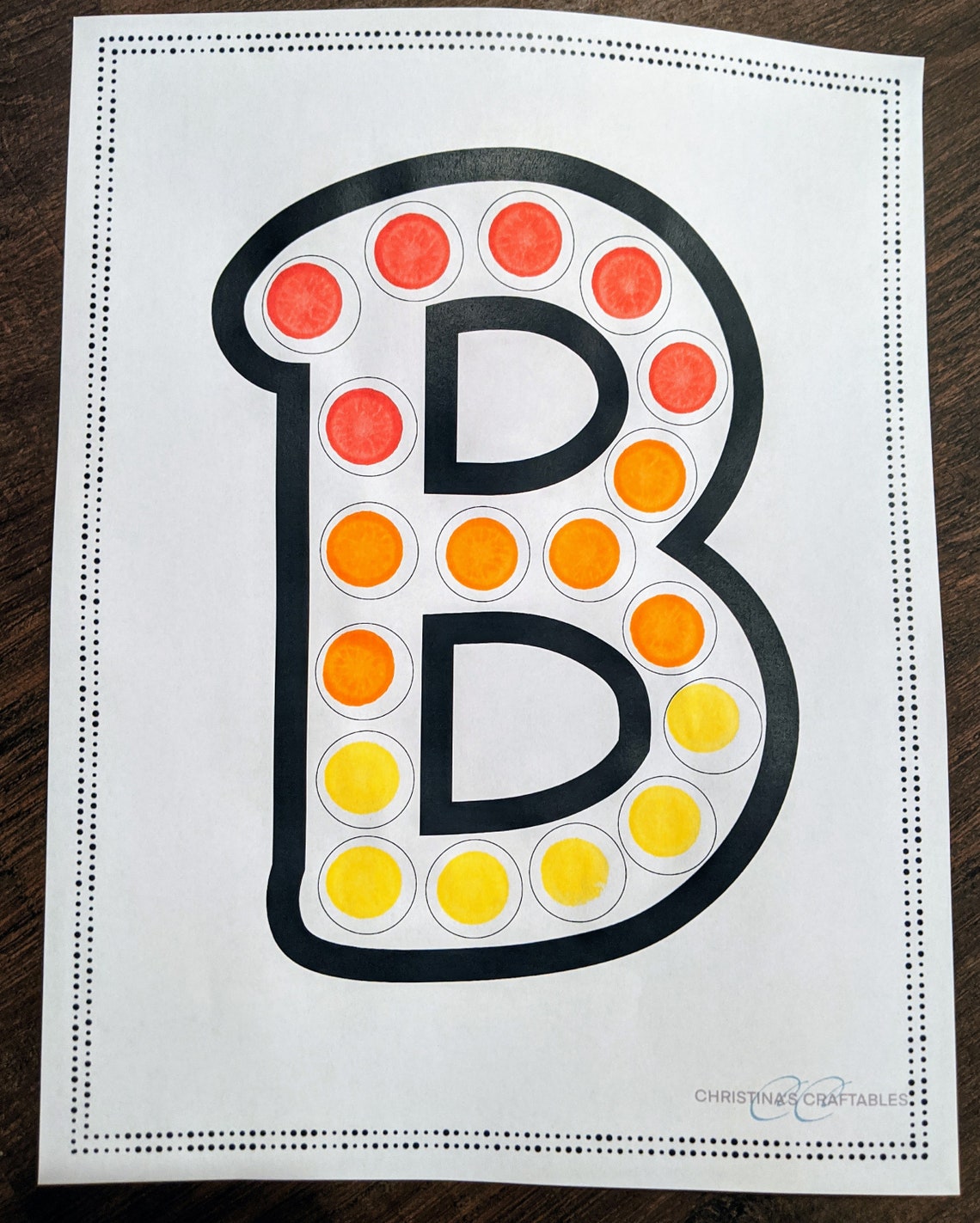 Uppercase Alphabet Dauber / Dab It / Bingo Marker Sheets - Etsy