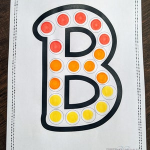 Uppercase Alphabet Dauber / Dab It / Bingo Marker Sheets - Etsy