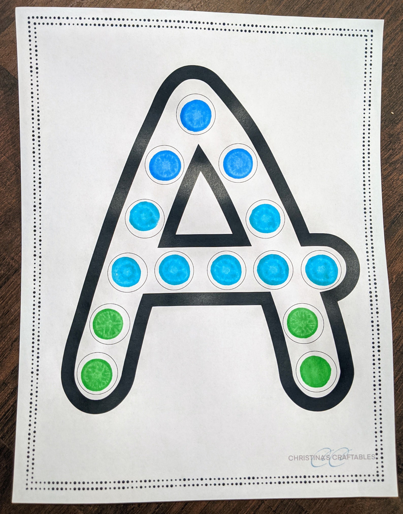 Uppercase Alphabet Dauber / Dab It / Bingo Marker Sheets - Etsy