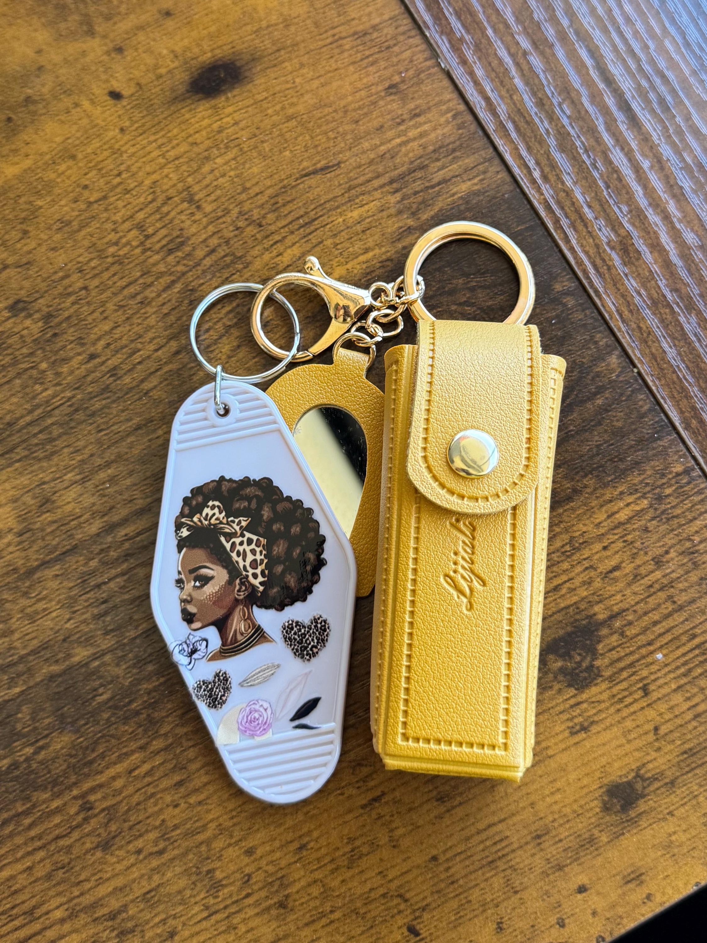 Black Girl Magic Motel Keychain | Positive Affirmations | Chapstick ...
