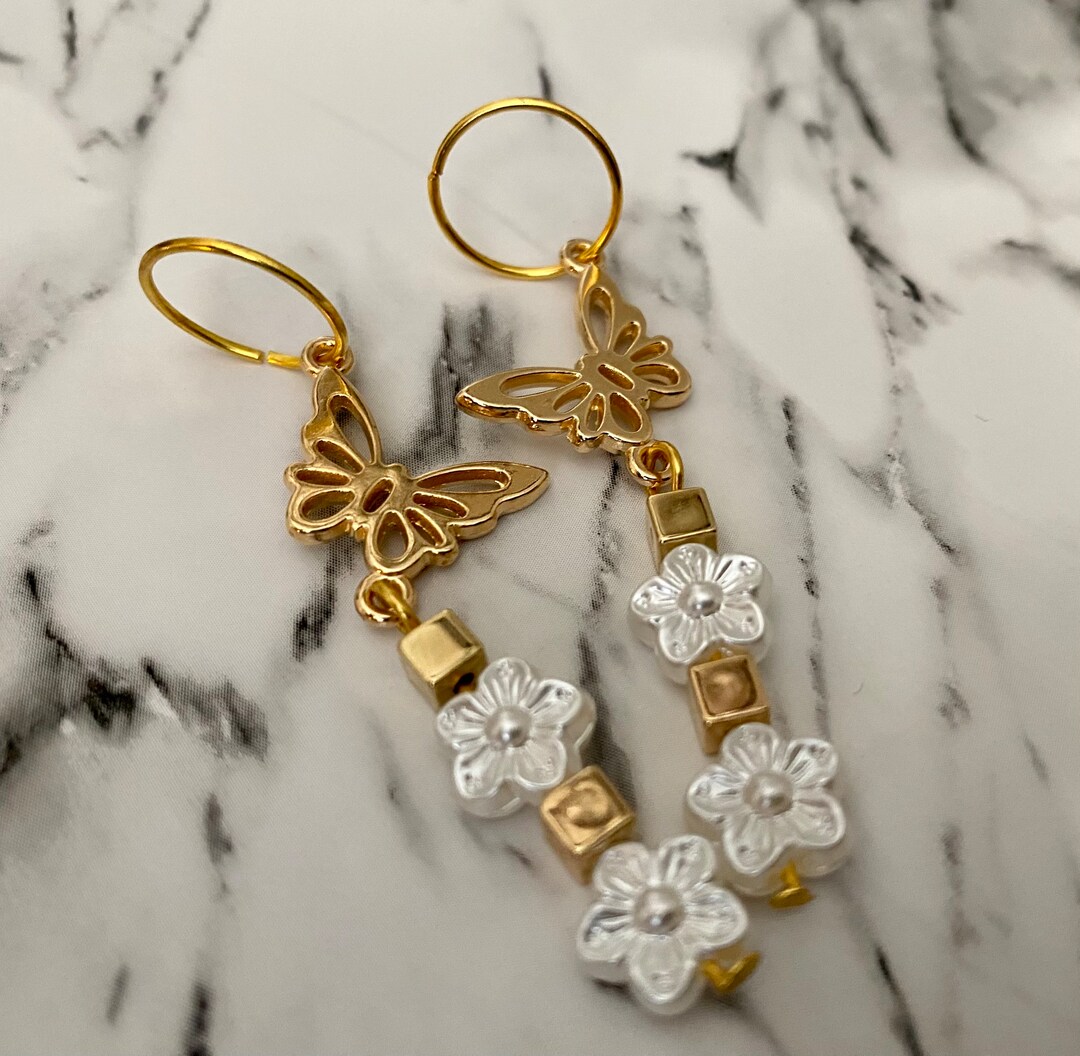 Butterfly Loc Charms Accent Loc Rings Natural Hair Jewelry Boho Locs ...