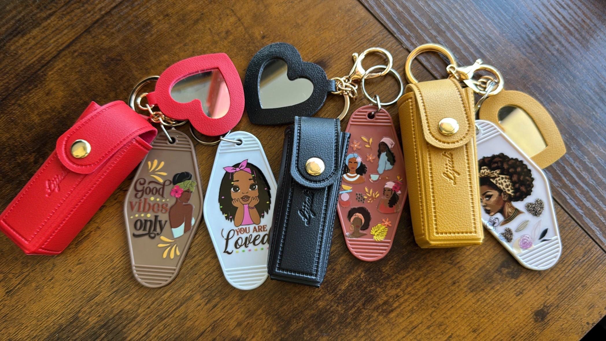 Black Girl Magic Motel Keychain | Positive Affirmations | Chapstick ...